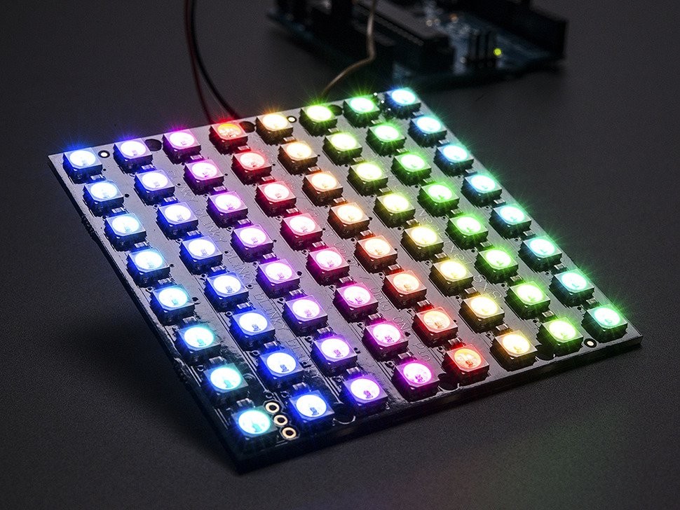 Neopixel Matrix 8 X 8 Ws2812 5050 Rgb Led With Integrateddriver