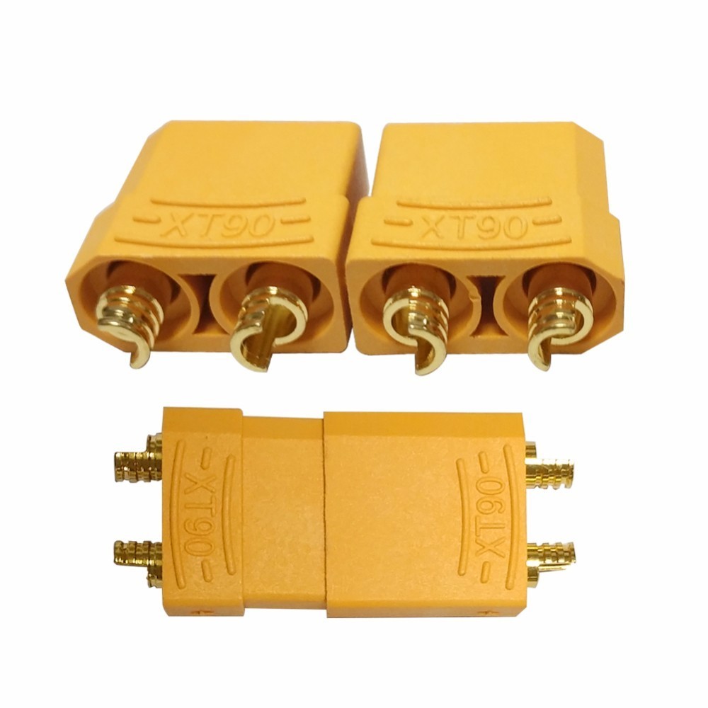 XT90 CONNECTOR MALE+FEMALE 1 SET - Aansluitmateriaal - Electronica ...