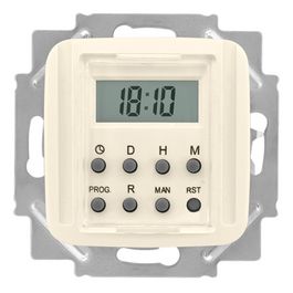 SCHAKELKLOK DIGITAAL INBOUW 8 PROGRAMMA'S CREME