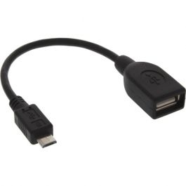 OTG KABEL USB 2.0 MICRO-B MALE - USB A FEMALE 0,1M