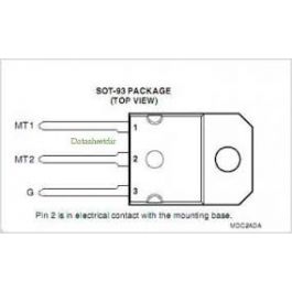TRIAC 600V 20A IGT=50MA SOT-93